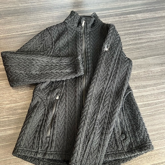 Spyder | Jackets & Coats | Spyder Black Cable Jacket | Poshmark